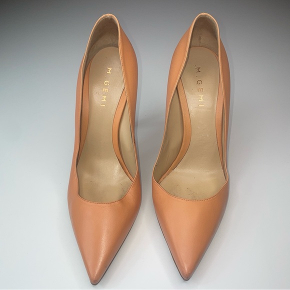 M. Gemi | Shoes | M Gemi Womens Orange Tan Leather Pumps | Poshmark